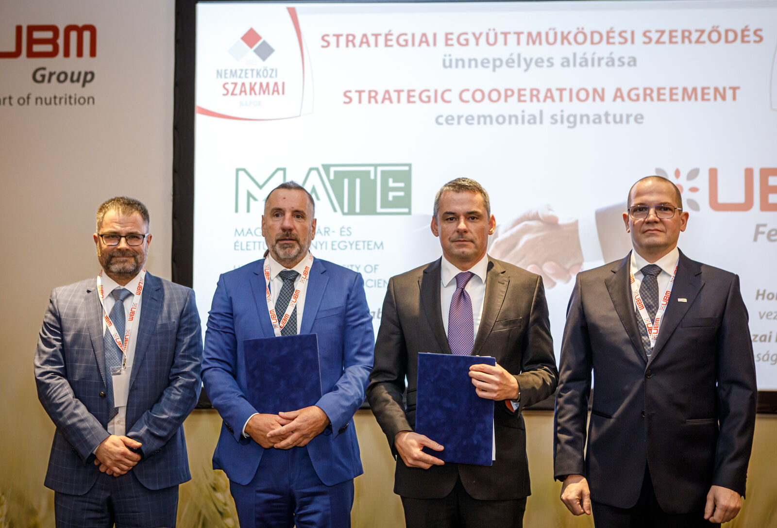 A MATE és a UBM Feed Zrt. közösen biztosítja a tudásalapú ...